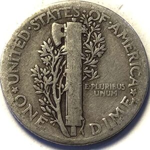 1942 P Mercury Silver Dime Seller Fine