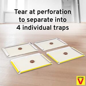 Victor M668 Hold-Fast Mouse Traps-48 Glue Trap,white