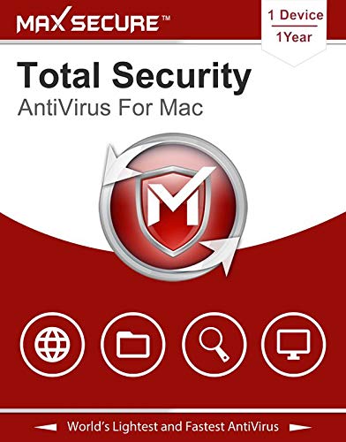 Max Secure Software Total Security for Mac 2019 | Antivirus | Internet Security | 1 Device | 1 Year [Mac Online Code]