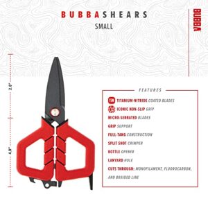 BUBBA Small Shears Red