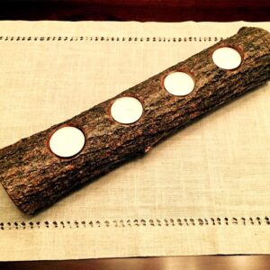 Tree Wood Log Branch Tealight Candle Holder