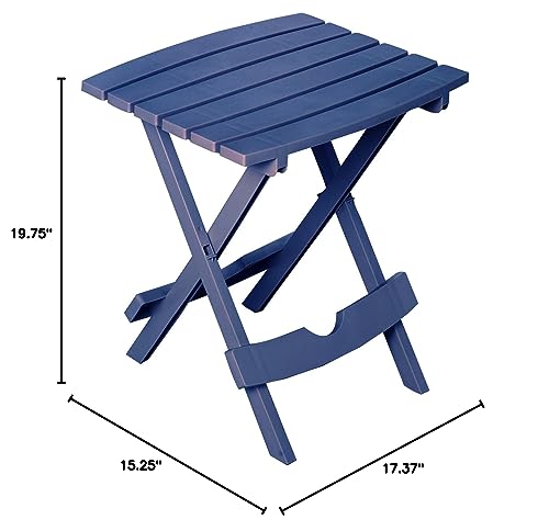 Adams Manufacturing 8510-36-3700 Quick-Fold Side Table, Patriotic Blue