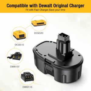 FirstPower 4.5Ah 18V DC9096 DC9098 Replacement Battery - Compatible with Dewalt 18V XPR Cordless Power Tools DC9096 DC9098 DC9099 DW9095 DW9096 DW9098 DE9038 2Packs