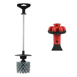 next by danco 10926a | brush. it garbage disposal cleaning brush & disposal genie ii (red) combo i kitchen sink drain splash guard i dish soap reservoir i strainer & stopper i food scraper