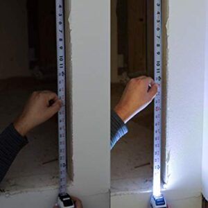 Komelon LED Light Tape Measure, White/Black - 25ft. - 25LED