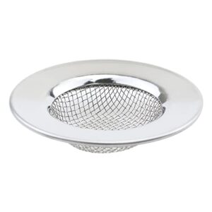 antrader kitchen sink strainer,2.5" large wide rim stainless steel mesh basket filter trap, fit most 1.5-2.2 inch kitchen drains