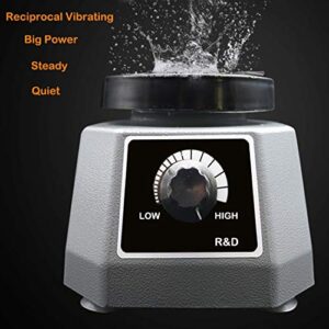 Lab Vibrator 4" Round Shaker Oscillator Gypsum 𝙂𝙚𝙩 𝙊𝙪𝙩 𝘽𝙪𝙗𝙗𝙡𝙚 Mixing Machine,Roundness Vibrador Laboratory Tool Equipment 100W Plaster Vibrator Plate