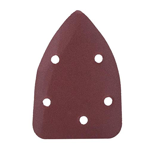 Air Orbital Sander Triangular Sandpaper Pneumatic Polishing Machine Hand Tool 90x130mm with 5pcs Sanding Pads