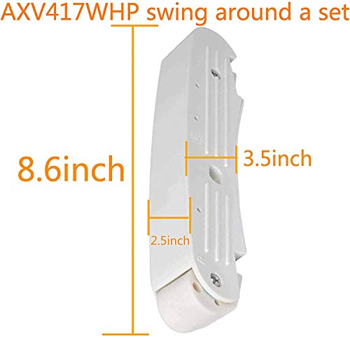 AXV417WHP Pool Cleaner Pod Swing Kit, 𝘼𝙓𝙑417𝙒𝙃𝙋 (White) Compatible with Hayward Navigator Rebuild Kit Pool Vac Ultra Pool Cleaner Part