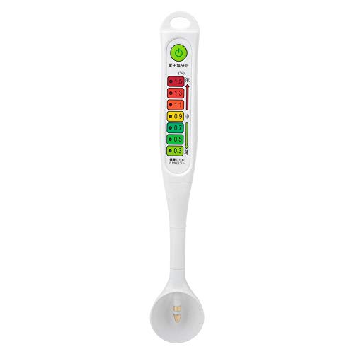 Salinometer, LED Lights Salinity Tester Professional Accurate Food Liquid Salinity Meter Pen Type Salinity Meter for Testing Salinity Value of a Solution