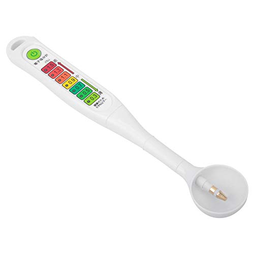 Salinometer, LED Lights Salinity Tester Professional Accurate Food Liquid Salinity Meter Pen Type Salinity Meter for Testing Salinity Value of a Solution