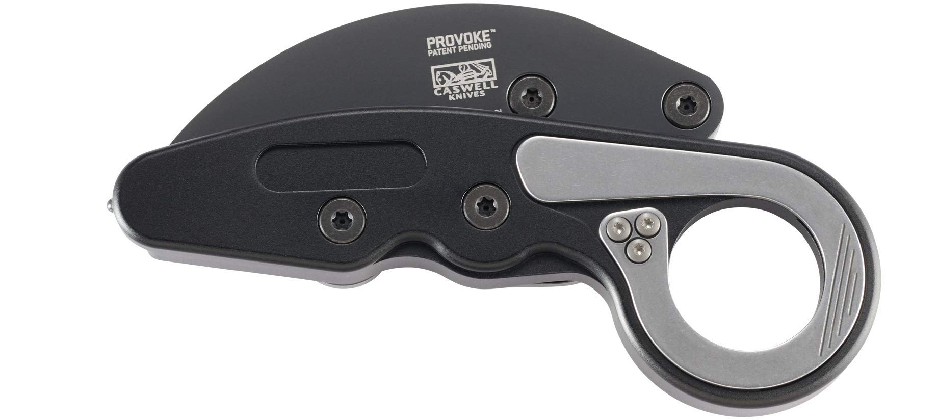 CRKT Provoke First Responder Folding Pocket Knife: Morphing Karambit, D2 Blade Steel, Kinematic Pivot Action, Integrated Safety Lock, Low Profile Pocket Clip, Glass Breaker, Sheath 4042