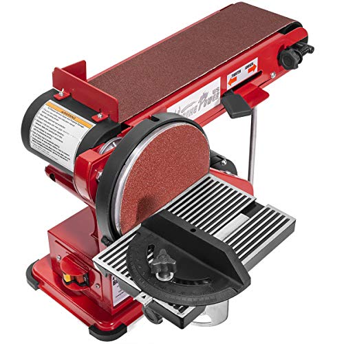 XtremepowerUS 4" x 36" Belt Sander 6" Disc Polisher Grinder Sanders for Woodworking Belt Sander Deck Sander