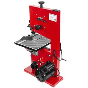 XtremepowerUS 9" inch Pro Benchtop Band Saw Stationary Adjustable Angle Woodworking 2,340FPM Bandsaw w/Dust Port, Red