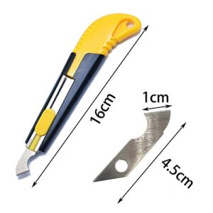 YouU 2 Pcs Acrylic Cutter and 20 Pcs Blade Set with Mini Box, Multi-Use Cutter with Cutting Blade