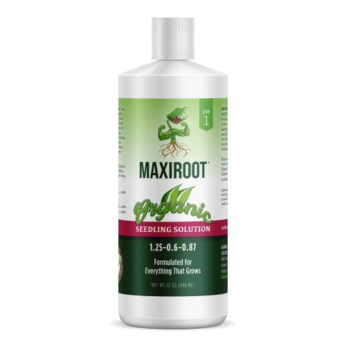 MAXIROOT Organic Seedling Solution-Fertilizer, CDFA OMI, 32 oz