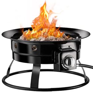 outdoor fire pit enamel propane gas firebowl for outside patio