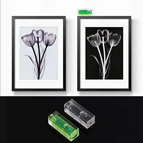 Mini Level for Picture Hanging,Square Bubble Level 10x10x29mm,Photo Frame RV Tripod Level Mark Measuring Tools 10 Pack