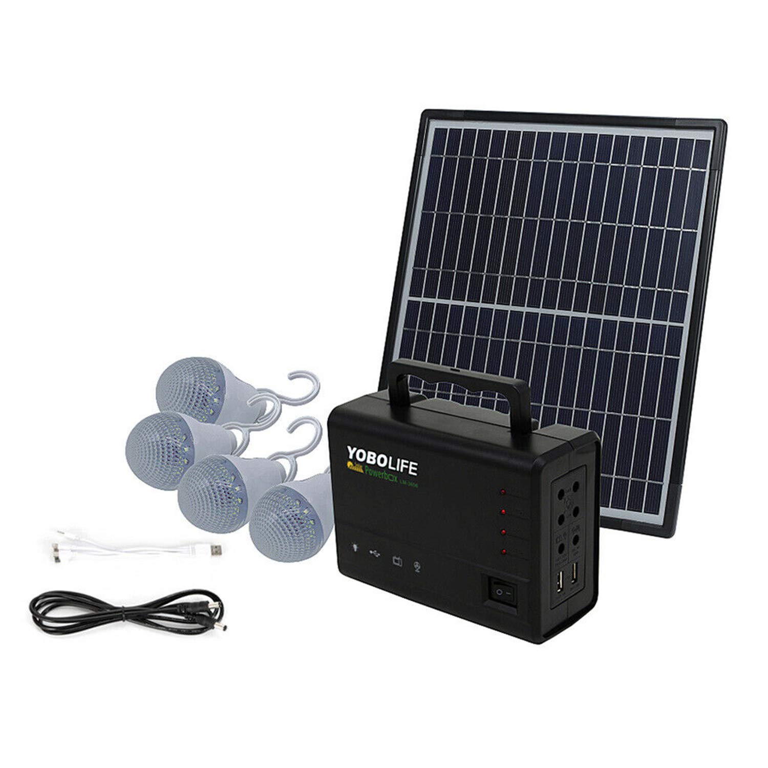 LYNICESHOP Solar Generator, Portable Power Station, w/Solar Panel Outdoor Supply for Camping/CPAP/Emergency Battery Backup