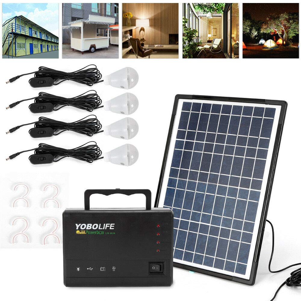 LYNICESHOP Solar Generator, Portable Power Station, w/Solar Panel Outdoor Supply for Camping/CPAP/Emergency Battery Backup