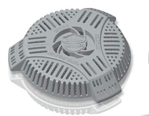 drain defender easy-install two-stage stairwell drain cover resists yard waste clogs and flooded basements