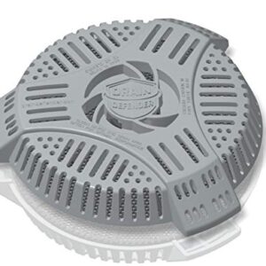 Drain Defender Easy-Install Two-Stage Stairwell Drain Cover Resists Yard Waste Clogs and Flooded Basements