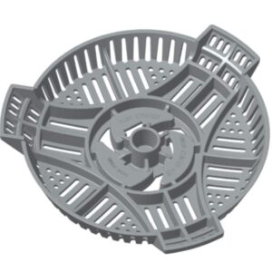 Drain Defender Easy-Install Two-Stage Stairwell Drain Cover Resists Yard Waste Clogs and Flooded Basements