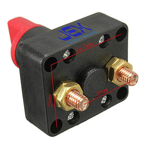 12V-48V 100A Battery Power Isolation Kill Cutoff Switch for Solar System, Car, Boat, RV