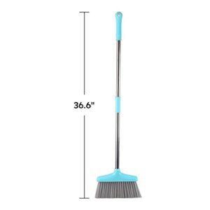 FGY Broom and Dustpan Set for Home - 36inch, 3L Capacity, 10" Great Edge, Lightweight & Detachable, Broom with Dustpan Combo for Kitchen, Office, Outdoor, Indoor - for Teen