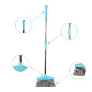 FGY Broom and Dustpan Set for Home - 36inch, 3L Capacity, 10" Great Edge, Lightweight & Detachable, Broom with Dustpan Combo for Kitchen, Office, Outdoor, Indoor - for Teen