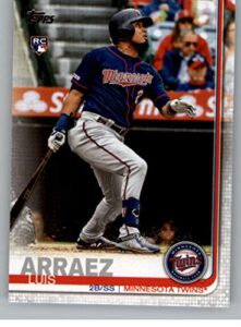 2019 topps update (series 3) #us247 luis arraez rc rookie minnesota twins official baseball trading card