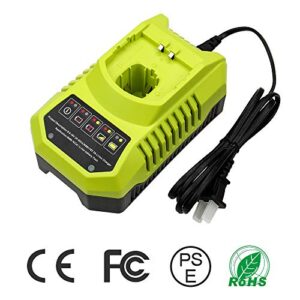 P117 Dual Charger Replacement for Ryobi 18V Battery Charger 12V 14.4V 18V Li-ion & Ni-cad Ni-Mh Battery Charger for Plus Battery P100 P102 P103 P105 P107 P108