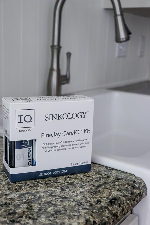 SinkSense Fireclay Care IQ Kit