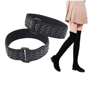 knee boots straps anti-slip fixed belt | anti-drop down prevent loose | with 20 pcs tape stickers[1 pair](15.8-23.6 inch)