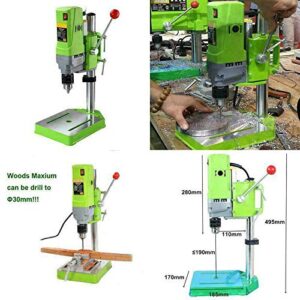 BACHIN MINIQ Bench Drill Stand 710W Mini Electric Bench Drilling Machine Drill Chuck 1-13mm