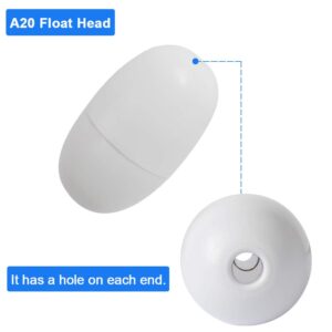 Gekufa A20 Float Head Replacement Compatible with Zodiac Polaris Pool Cleaner Model Vac-Sweep 380, 360, 280, 180 (Pack of 2)