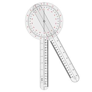 goniometer 12 inch, 360 degree(plastic)