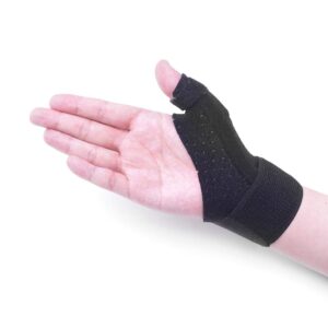 thumb splint brace - reversible thumb & wrist stabilizer splint for blackberry thumb, trigger finger, pain relief, arthritis, tendonitis, sprained and carpal tunnel supporting, lightweight and breatha