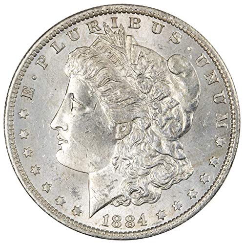 1884 O Morgan 1884-O Morgan Silver Dollar BU Brilliant Uncirculated New Orleans Minted $1 Brilliant Uncirculated BU