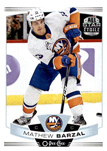 2019-20 O-Pee-Chee #109 Mathew Barzal New York Islanders NHL Hockey Trading Card