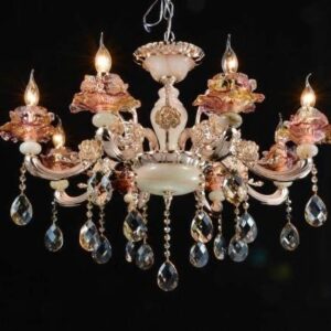 16 Pack 20" Hanging Crystals for Chandeliers Clear Teardrop Crystal Chandelier Pendants Parts Beads, Chandelier Crystals