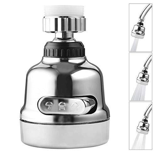 Moveable Kitchen Faucet Head 360° Rotatable Sprayer Tap Head for Kitchen Faucet Replacement