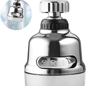 Moveable Kitchen Faucet Head 360° Rotatable Sprayer Tap Head for Kitchen Faucet Replacement