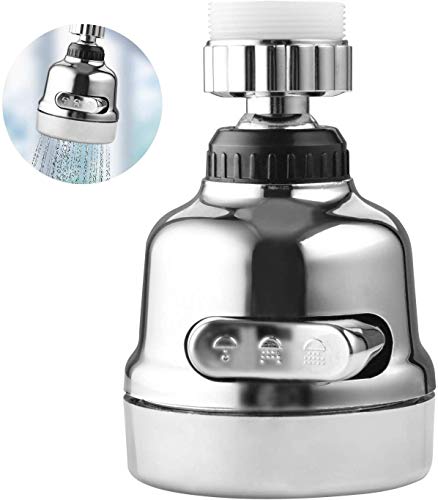 Moveable Kitchen Faucet Head 360° Rotatable Sprayer Tap Head for Kitchen Faucet Replacement