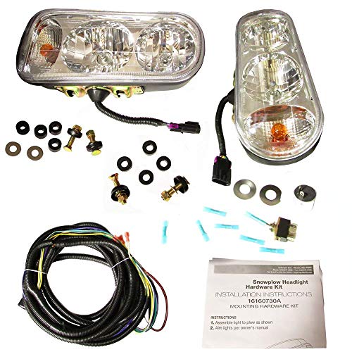 Universal Snow Plow Light Kit Fits Boss Western Meyer Blizzard Curtis Replaces 1311100