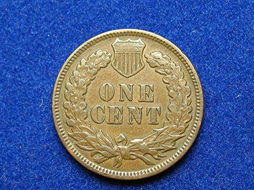 1897 No Mint Mark U.S. Indian Head Cent Full LIBERTY - Full Rim - Excellent Coin - Seller Grades Fine to XF