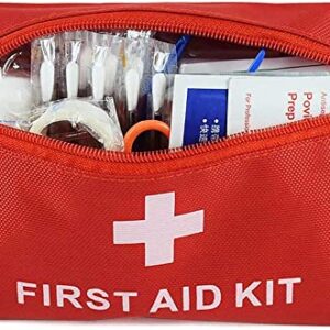 AOUTACC 12 Pack Mini First Aid Kit Empty Bag, Travel Empty First Aid Kit Pouch Bag for Emergency at Home, Office, Car, Outdoors, Boat, Camping, Hiking(Bag Only)