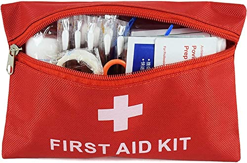 AOUTACC 12 Pack Mini First Aid Kit Empty Bag, Travel Empty First Aid Kit Pouch Bag for Emergency at Home, Office, Car, Outdoors, Boat, Camping, Hiking(Bag Only)