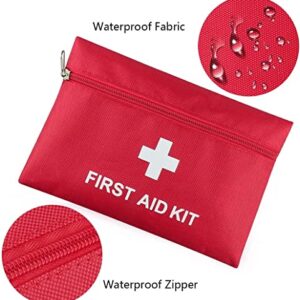 AOUTACC 12 Pack Mini First Aid Kit Empty Bag, Travel Empty First Aid Kit Pouch Bag for Emergency at Home, Office, Car, Outdoors, Boat, Camping, Hiking(Bag Only)