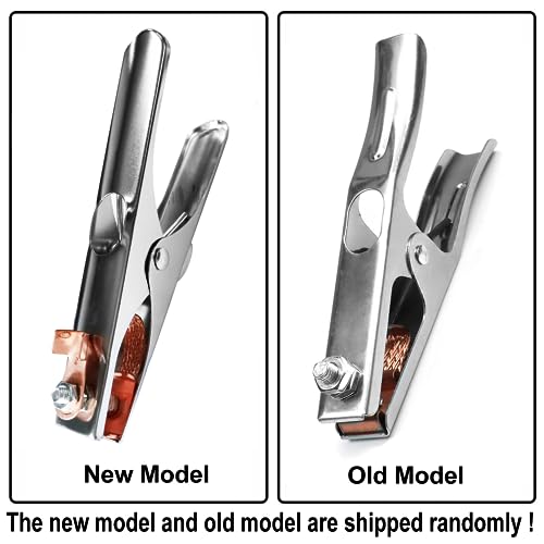 Utoolmart 300-Amp Welding Ground Clamp, Heavy Duty ARC Welding Ground Clamp, Welding Earth Clamp with Cable Copper Grip Clip, for ARC Welder and Cutter Machine 1 Pack